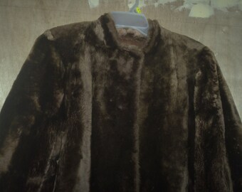 Mouton fur coat | Etsy