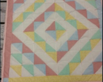 Multi colored quilt | Etsy