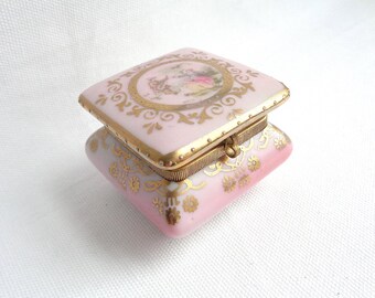 Pink trinket box | Etsy