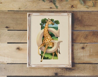 Giraffe alphabet | Etsy