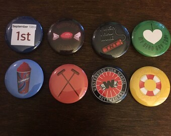 Hamilton Pins Set of 8