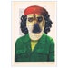 Che Guevara Dog: Print Poster Illustration Acrylic Painting