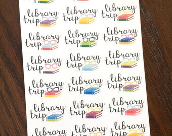 Reading Challenge Planner Stickers Reading Planner Stickers