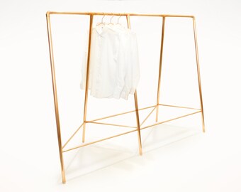 Copper clothing rack | Etsy
