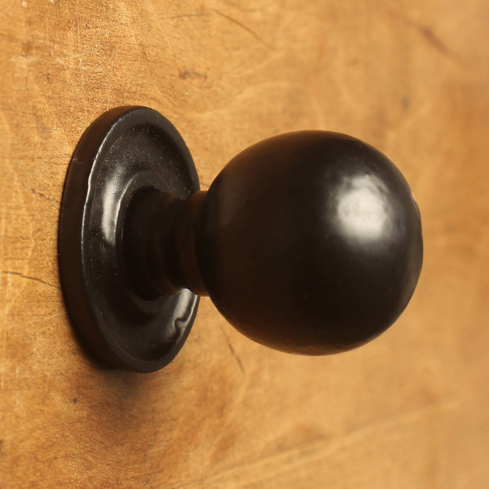 Black Rustic Cast Iron Cabinet Knobs Antique Style Drawer