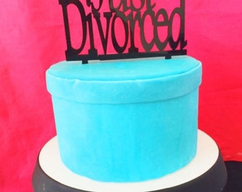 Divorce cake topper | Etsy