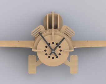 Airplane clock | Etsy