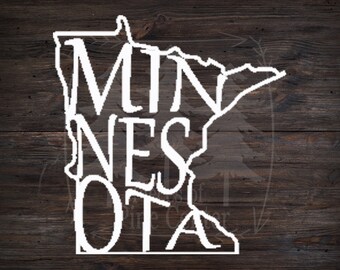 Minnesota stencil | Etsy