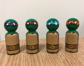 Ninja peg people | Etsy