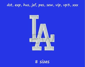 Dodgers embroidery | Etsy