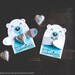 Polar Bear Classroom Candy Holder valentines cute animal hug