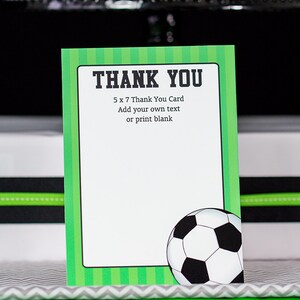 Soccer thank you | Etsy