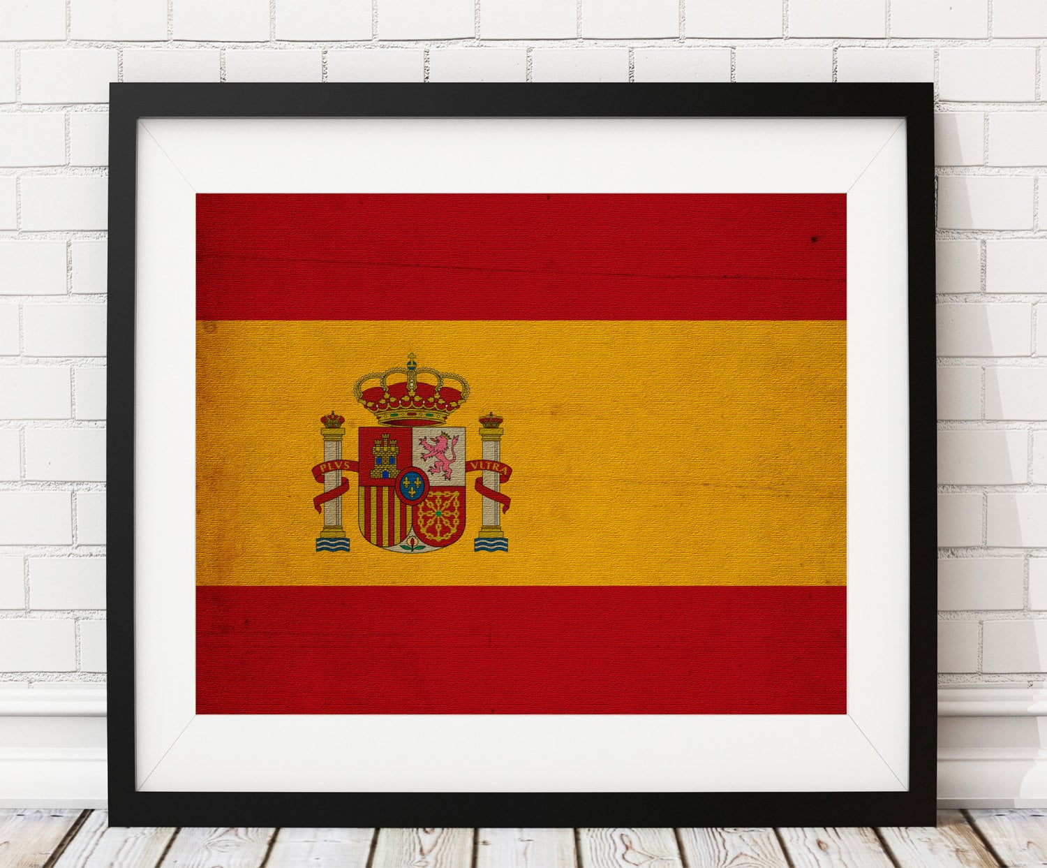 Spain Flag Art Spain Flag Print Flag Poster Country Flags