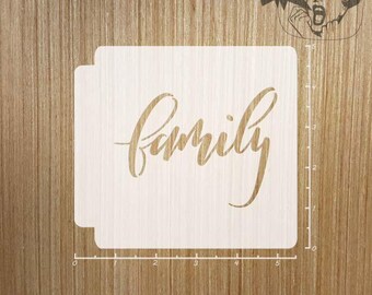Family stencils | Etsy