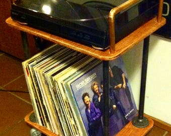 Record player stand | Etsy