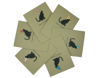 Kitty cat card | Etsy