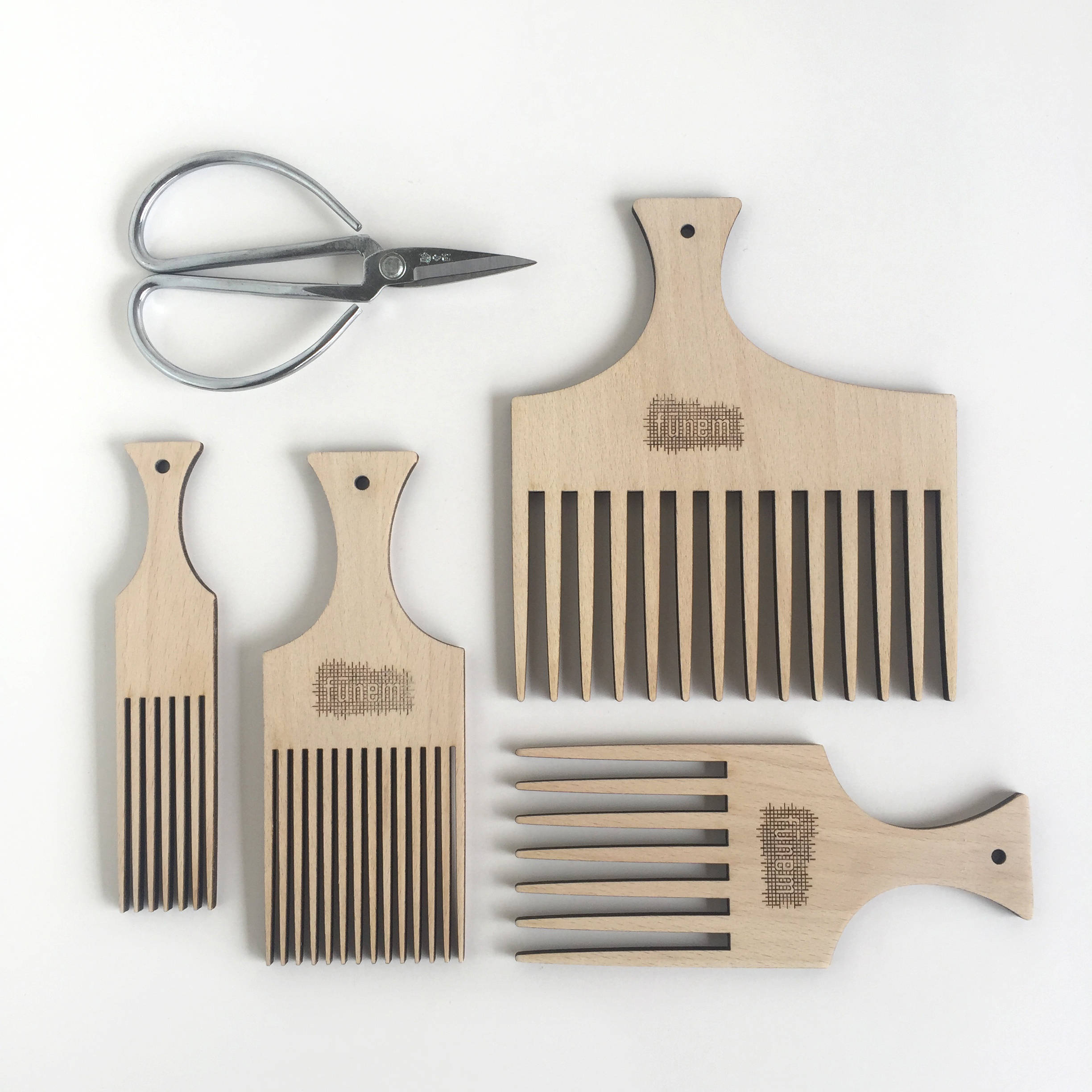 Weaving Combs / Beech wood combs / Handmade Combs