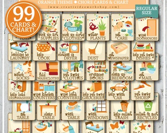 Kids Chart Cleaning Cards Kids Cleaning Cards Printable