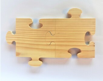 Puzzle cutting board | Etsy