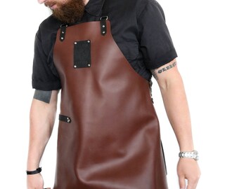 Leather apron | Etsy