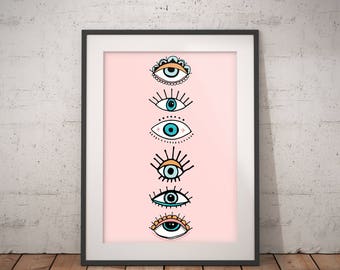 Eye print | Etsy