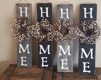 Rustic home sign | Etsy