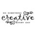Wall Quote Decal Do Something Creative Everyday Inspirational
