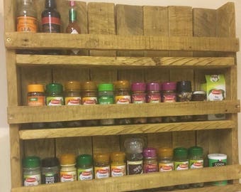 Wooden spice rack | Etsy