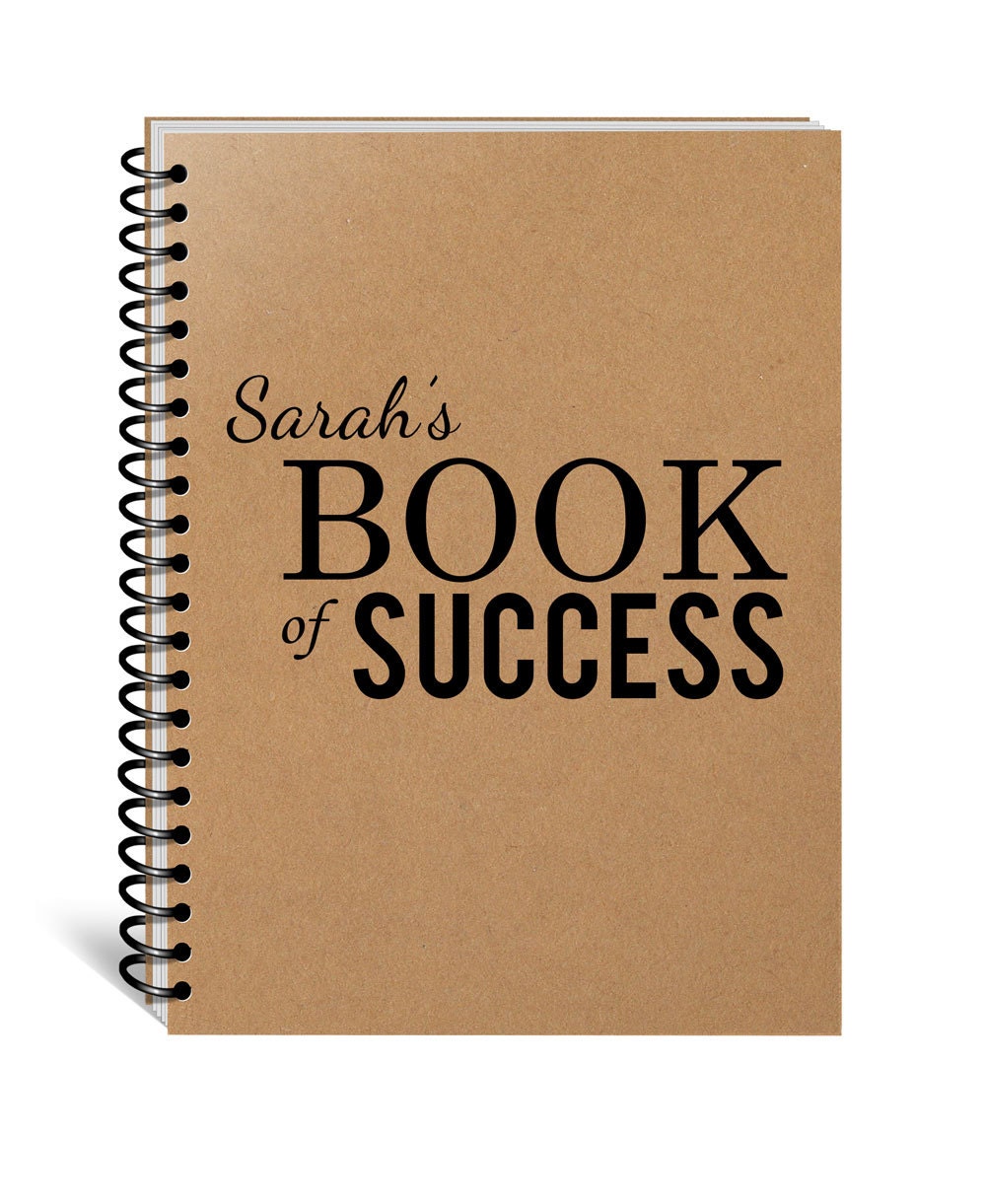 Personalized Success Notebook Motivation Inspiration Book