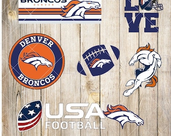 Denver broncos dxf | Etsy