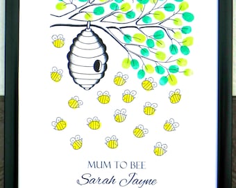 Fingerprint bee | Etsy