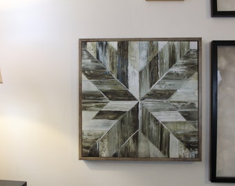 Geometric painting | Etsy