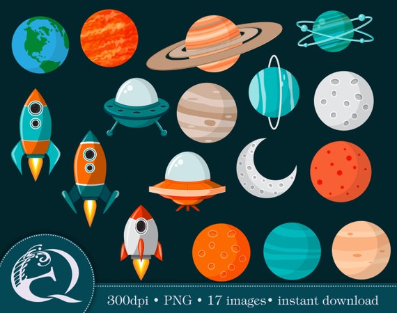 Outer Space Clip Art: 17 Out of This World Images PNG files