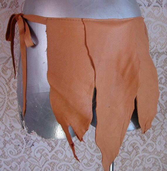 Authentic Mens Loincloth TRIPLE FLAP Deerskin