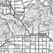 Los Angeles Map Street Map Vintage