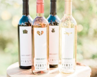 Milestone wine label | Etsy