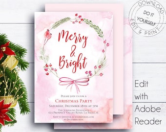 Christmas invitation | Etsy