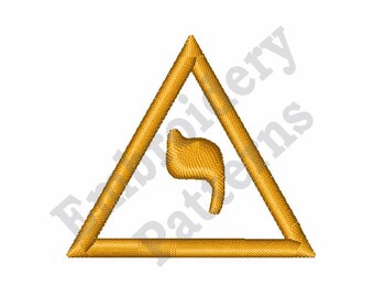 Triangle embroidery | Etsy