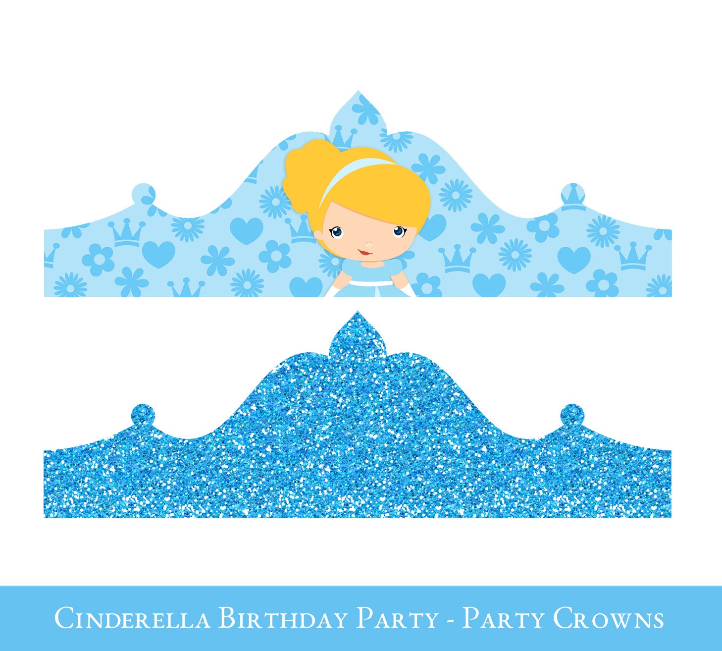 Cinderella Crown Printable Birthday Crown Crown Printable