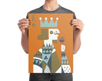 Playing card art | Etsy