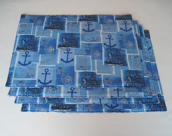 Nautical placemats | Etsy