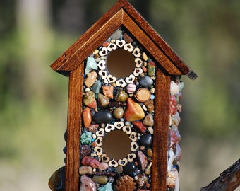 Winestone Birdhouses Mosaic Birdhouses And by WinestoneBirdhouses