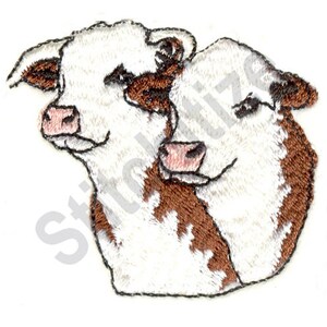 Cattle embroidery | Etsy
