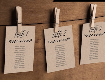 Seating chart | Etsy