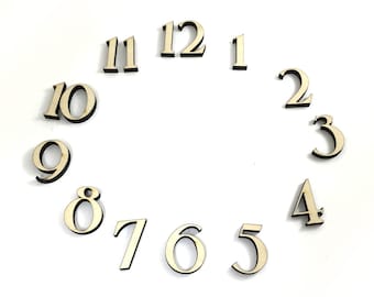 Clock with numbers | Etsy