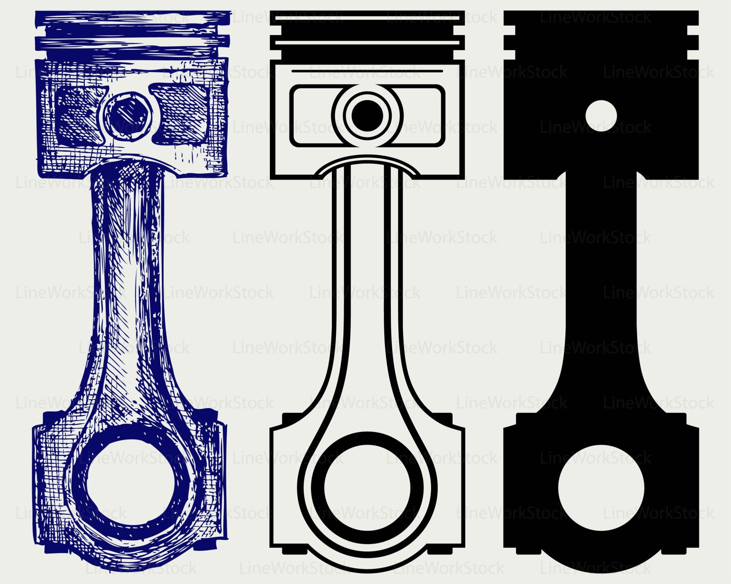 Piston auto car svg/piston clipart/statue svg/piston