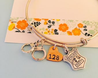 Police jewelry | Etsy