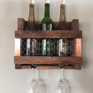 Unique wine rack | Etsy