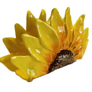 Ceramic sunflower | Etsy