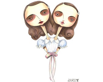 The shining twins | Etsy